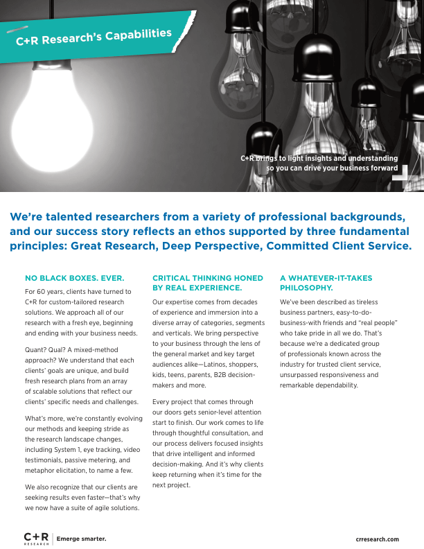 C+R Corporate Overview | C+R