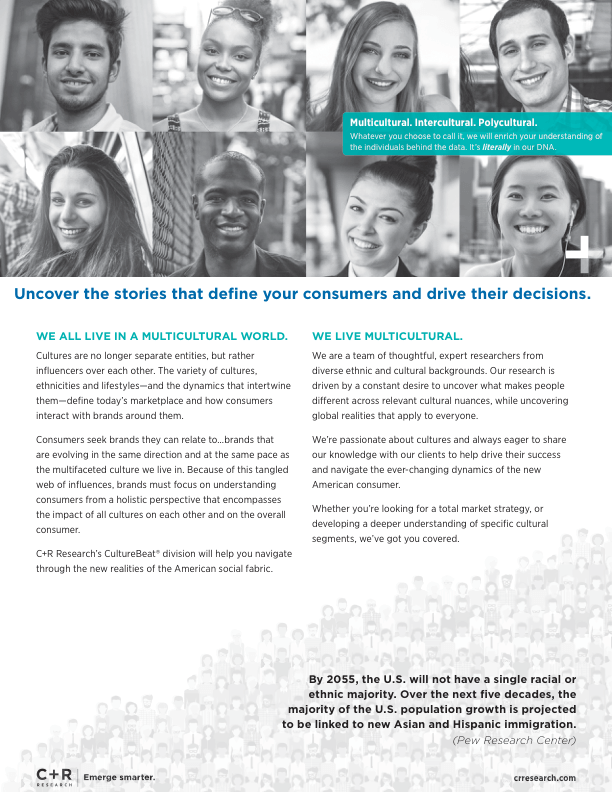 CultureBeat Multicultural Market Research Overview | C+R