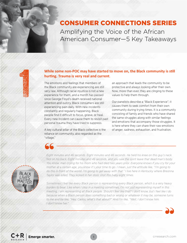 Consumer Connections Series: Amplifying the Voice of the African ...